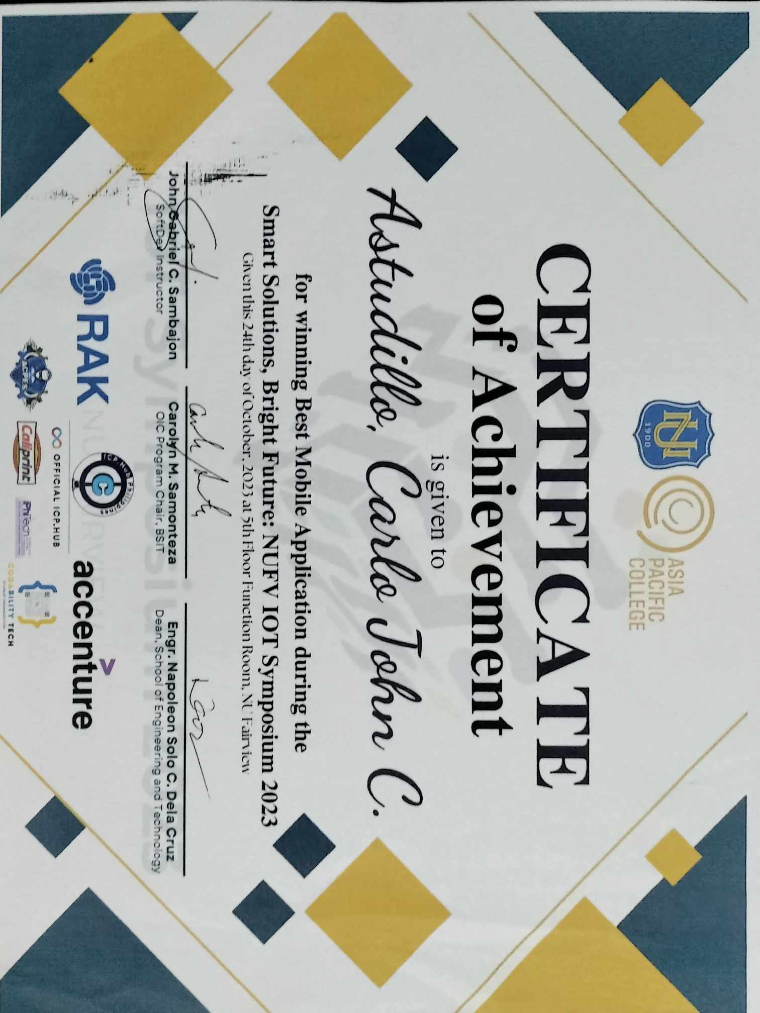 Carlo Astudillo Portfolio